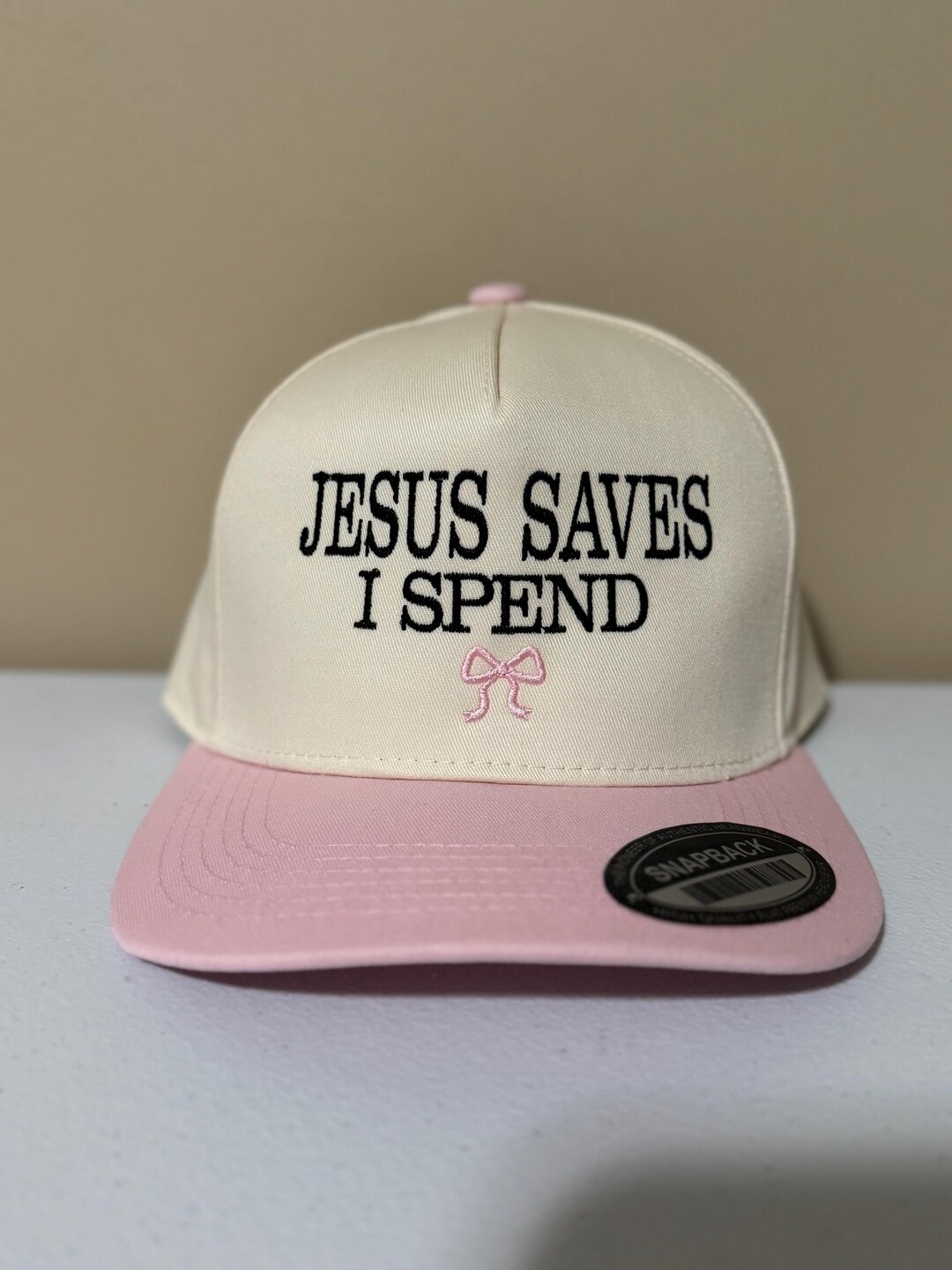 Vintage Trucker Hat - Jesus Saves I Spend - Etsy