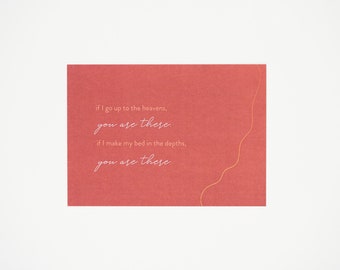 PSALM 139 PRAYER CARDS / Typography / Scripture Prayers / Card | Etsy