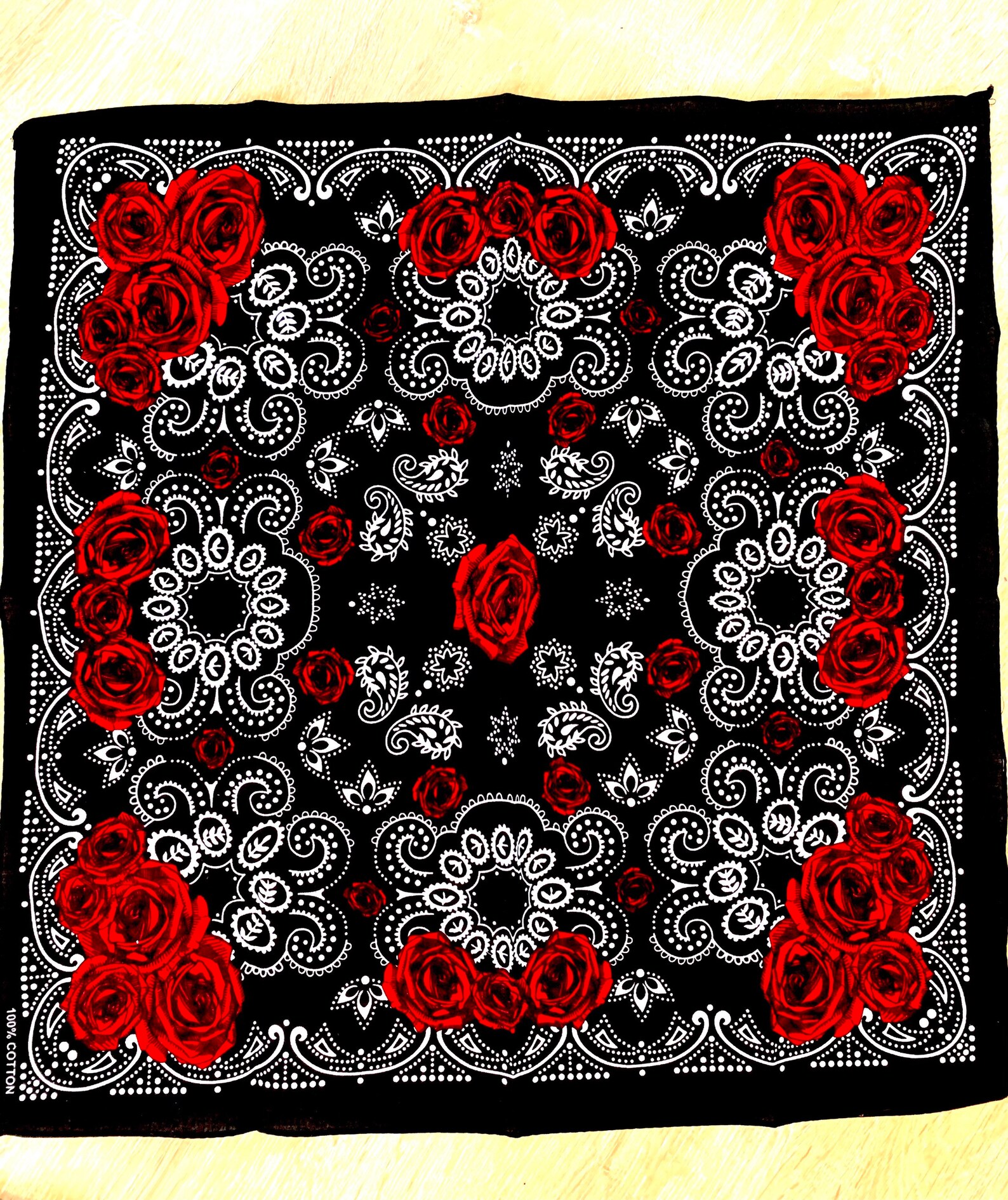 Rose bandana mask | Etsy