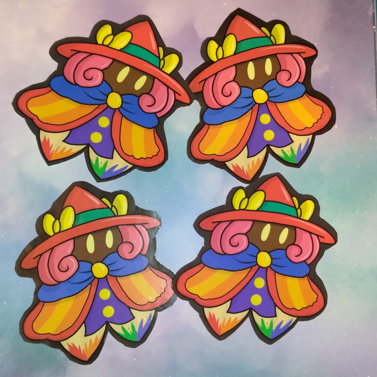 Drawcia and Paintra Stickers Kirby Canvas Curse Kirby Triple Deluxe - Etsy
