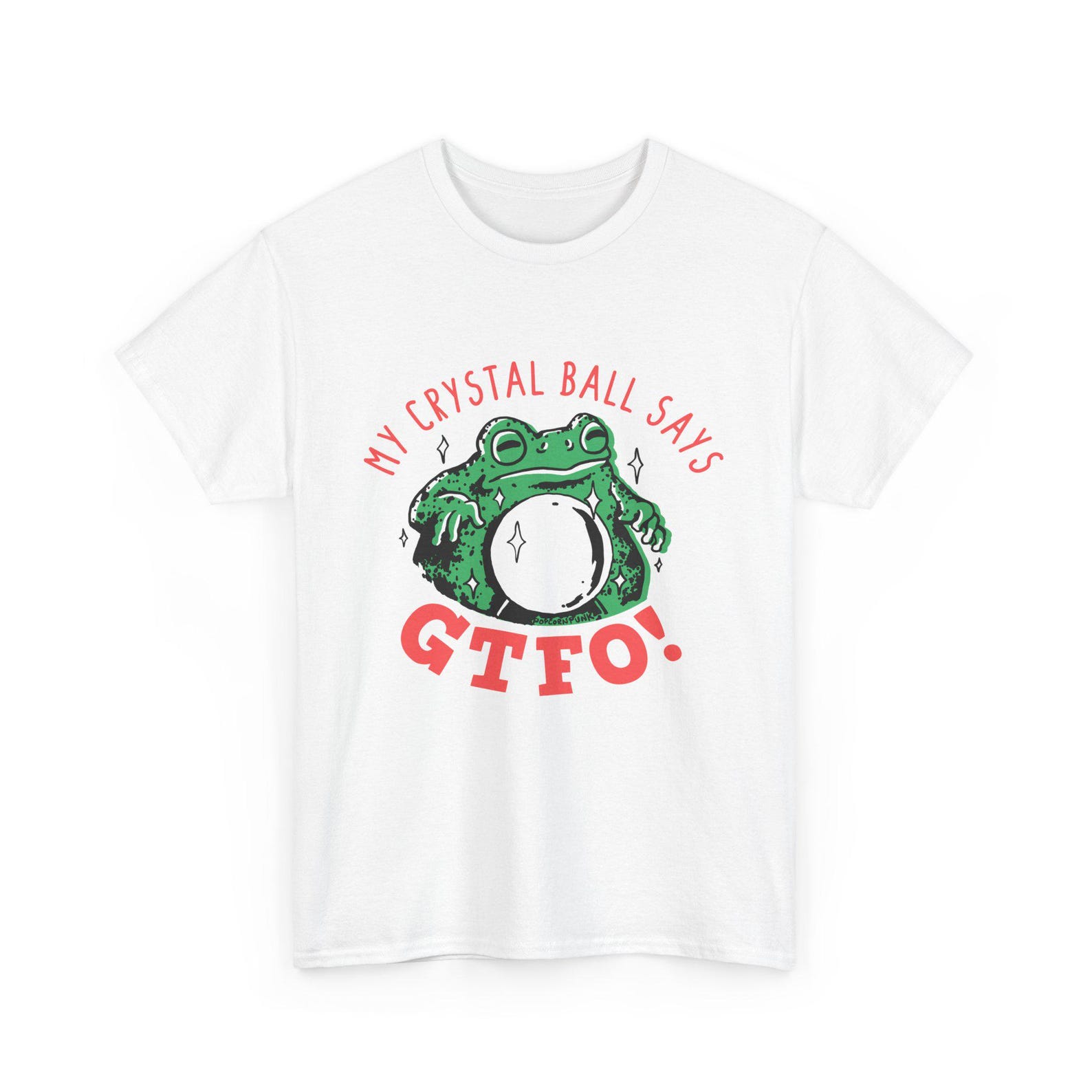 My Crystal Ball Says GTFO Vintage Frog Unisex T-shirt - Etsy