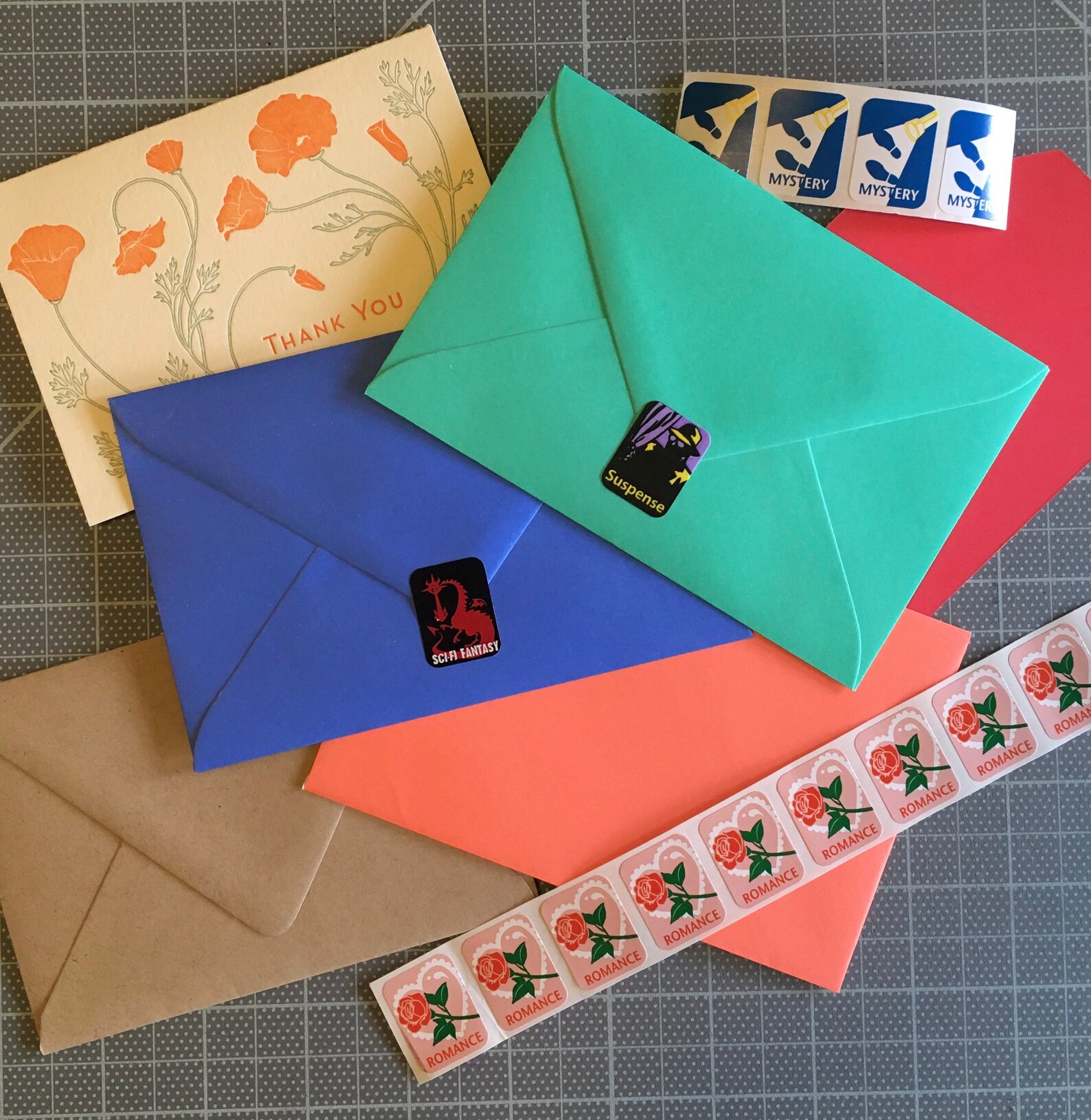 Library genre stickers 10 pack | Etsy