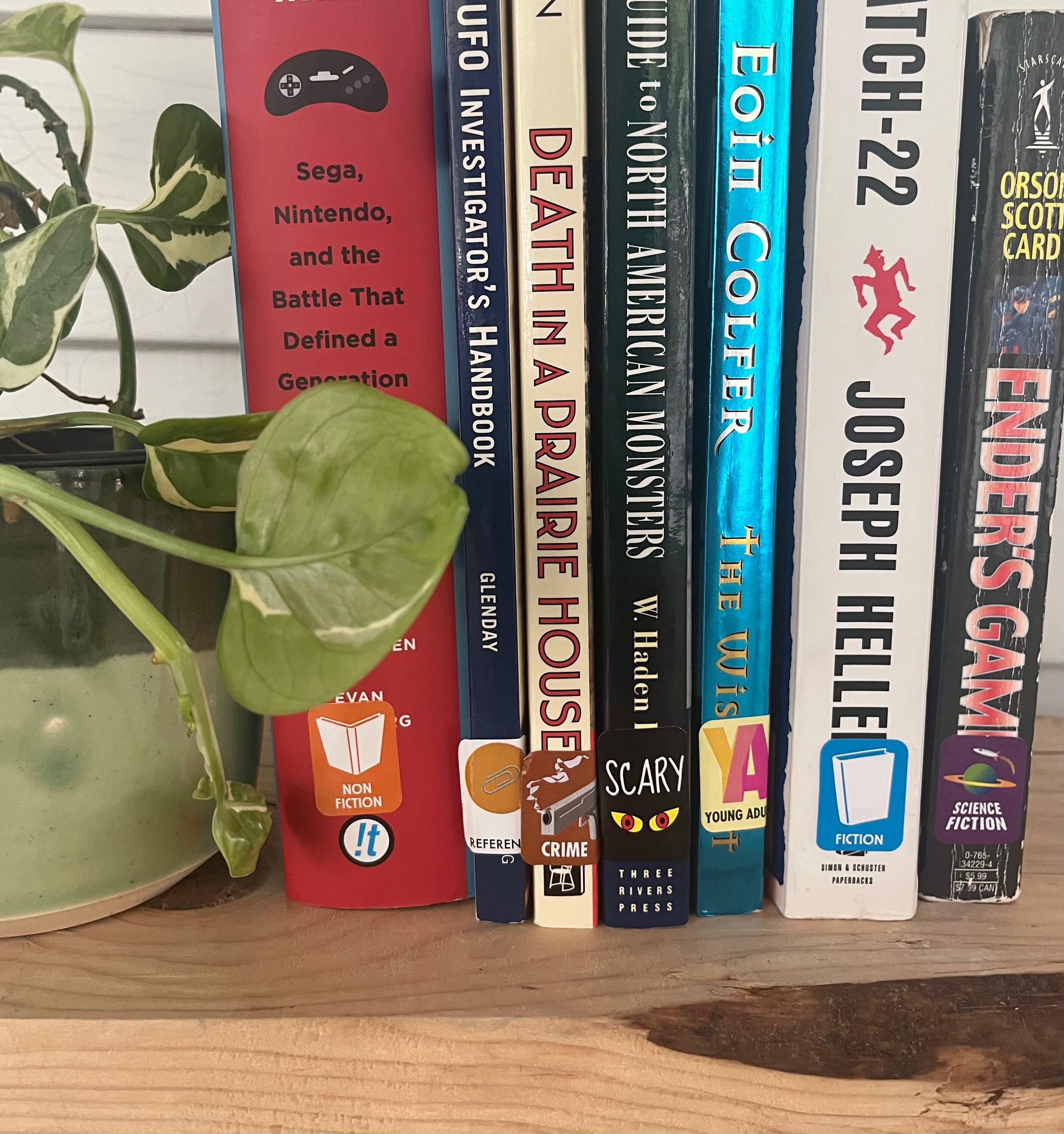 Library Genre Stickers-- 10 Pack - Etsy