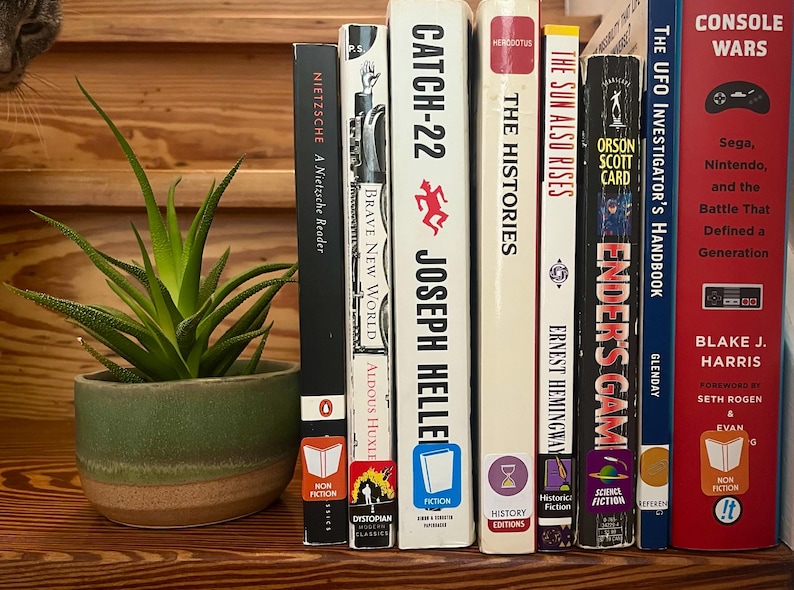 Library Genre Stickers Multi-pack - Etsy