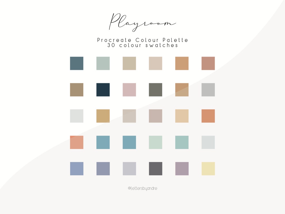 Procreate Color Palette | Color Palette | Digital Color Palette | Color ...