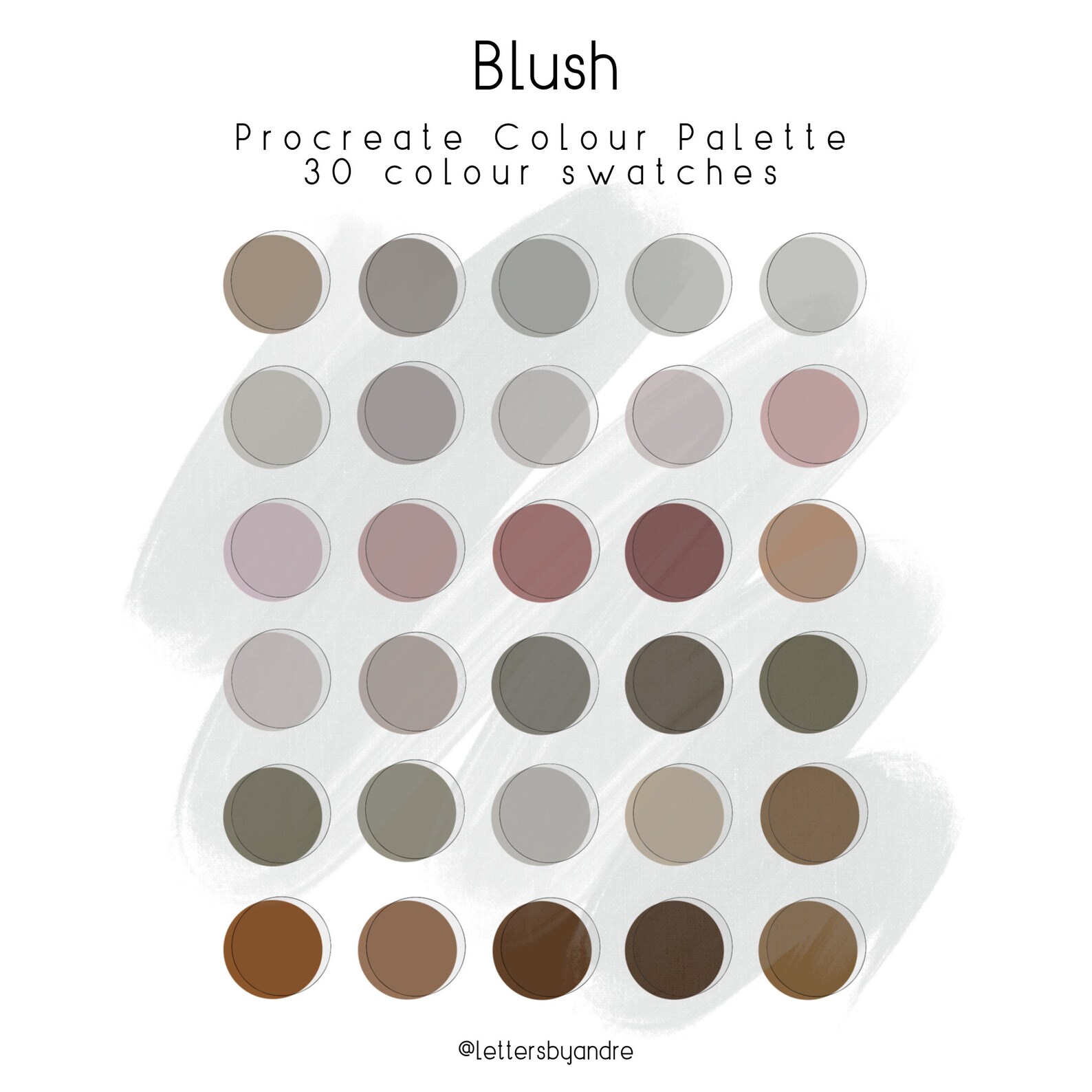 Procreate Color Palette Color Palette Digital Color | Etsy