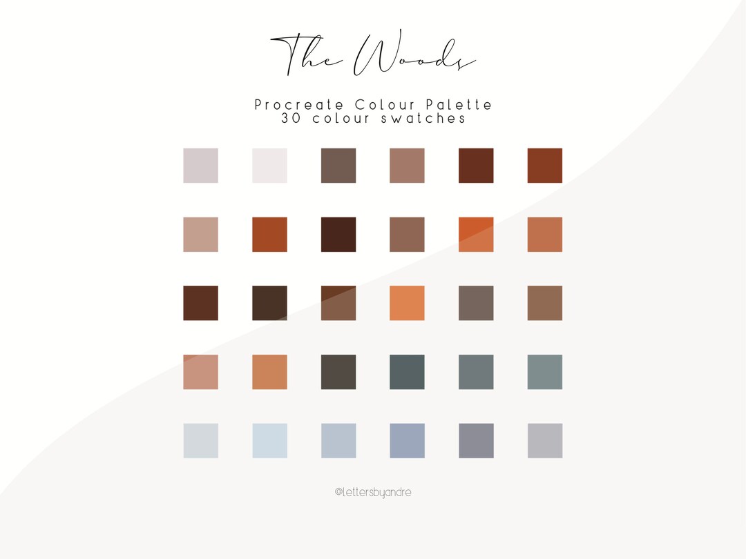 Procreate Color Palette | Color Palette | Digital Color Palette | Color ...