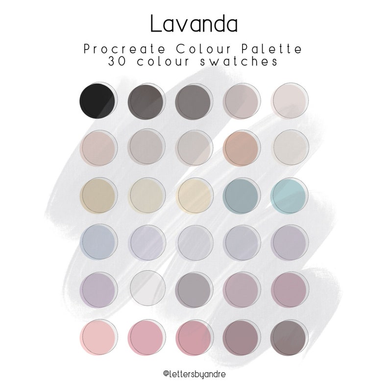 Procreate Color Palette Color Palette Digital Color - Etsy