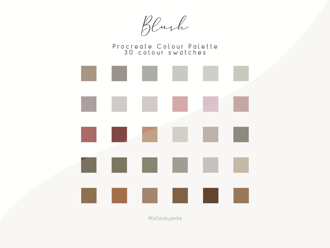 Procreate Color Palette Color Palette Digital Color - Etsy