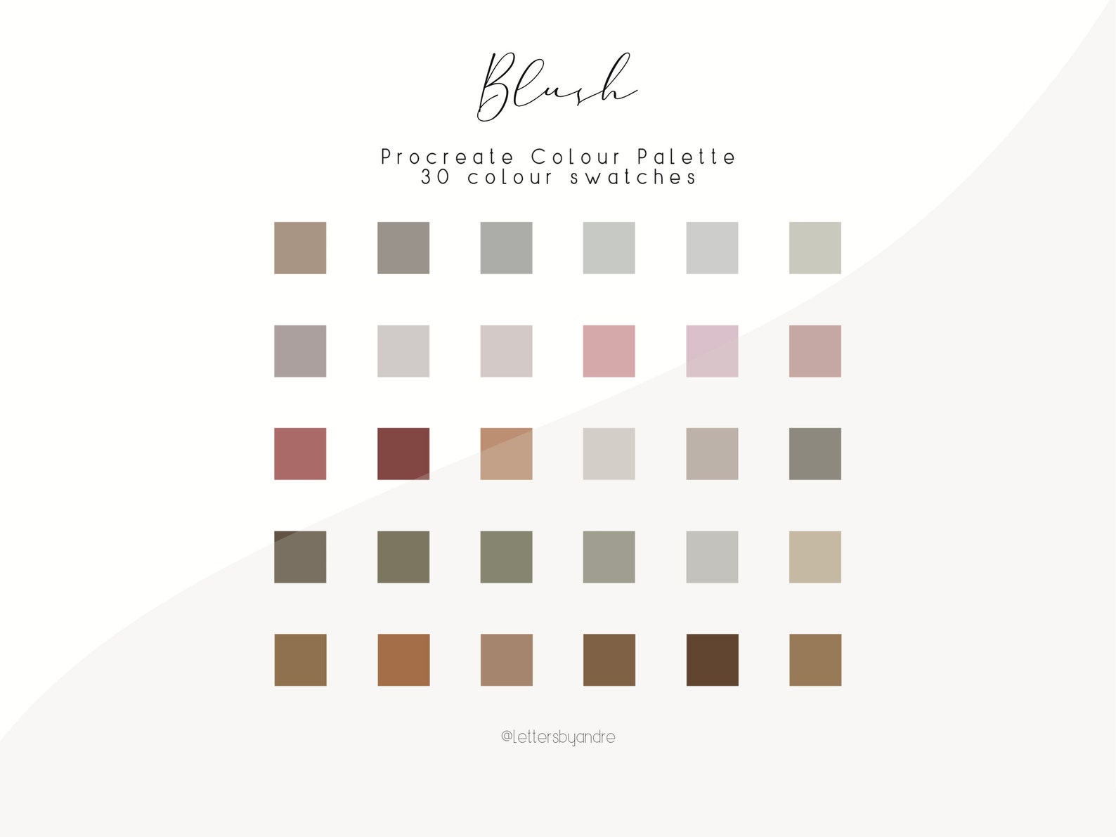 Procreate Color Palette Color Palette Digital Color - Etsy