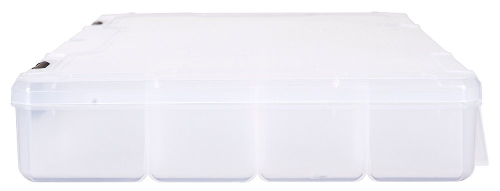 10 Plastic Storage Cases, Clear, Boxes With Multiple Adjustable ...