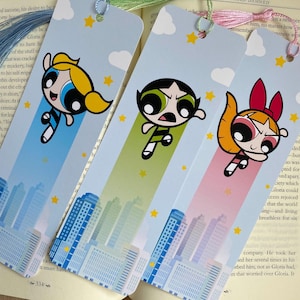 Bookmark Girl Power Squad - Handmade - for Book & Cartoons Lovers - Etsy