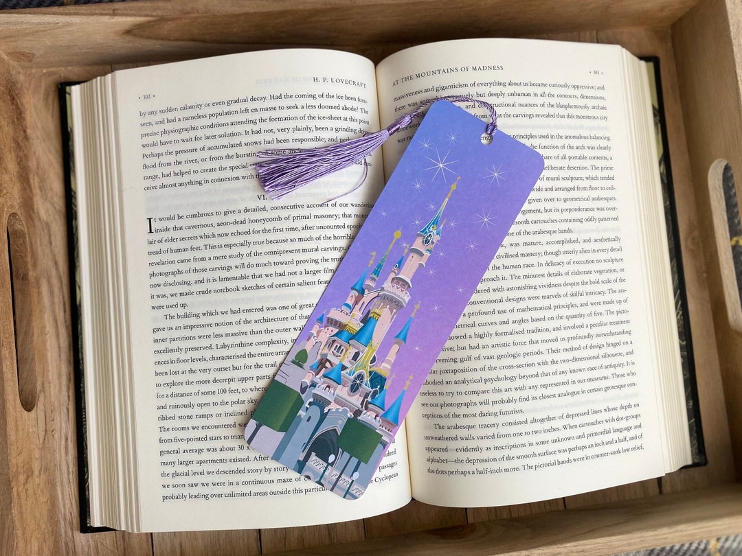 Marque-page Château Disneyland Paris Eurodisney Rêves - Etsy