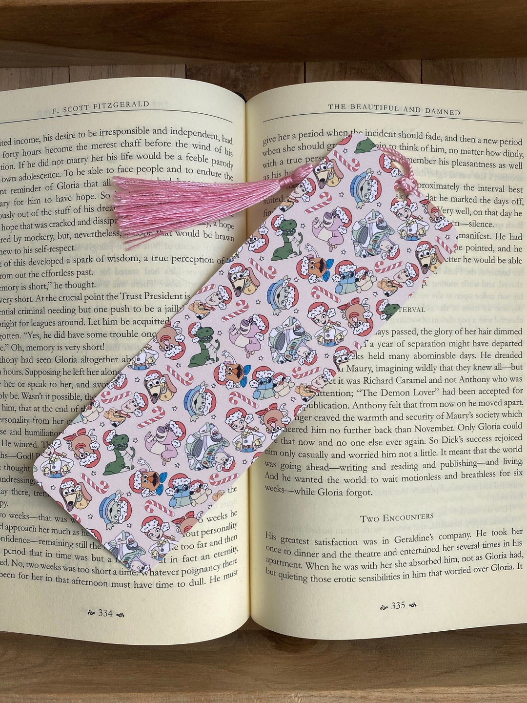 Bookmark Christmas Story of Toys - Handmade - for Book and Christmas ...