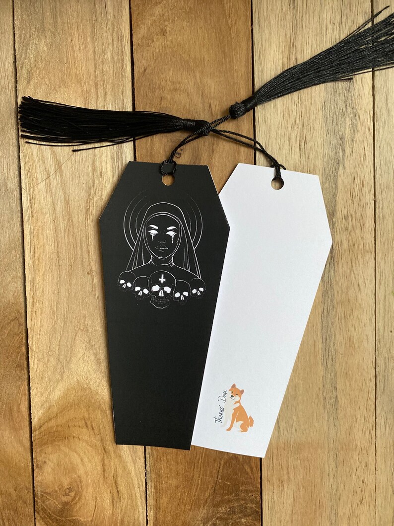 Bookmark Casket With Bloody Nun Handmade for Book and - Etsy UK