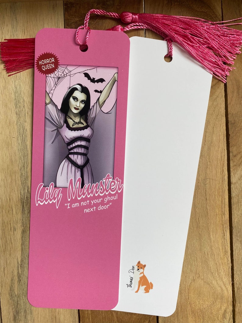 Bookmark Horror Queens - Handmade - for Book and Horrror Lovers - Etsy