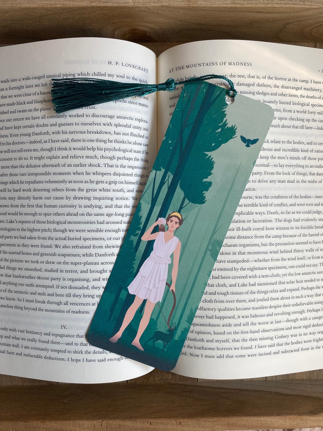 Bookmark Artemis Greek Goddess of the Hunt and Wilderness - Etsy