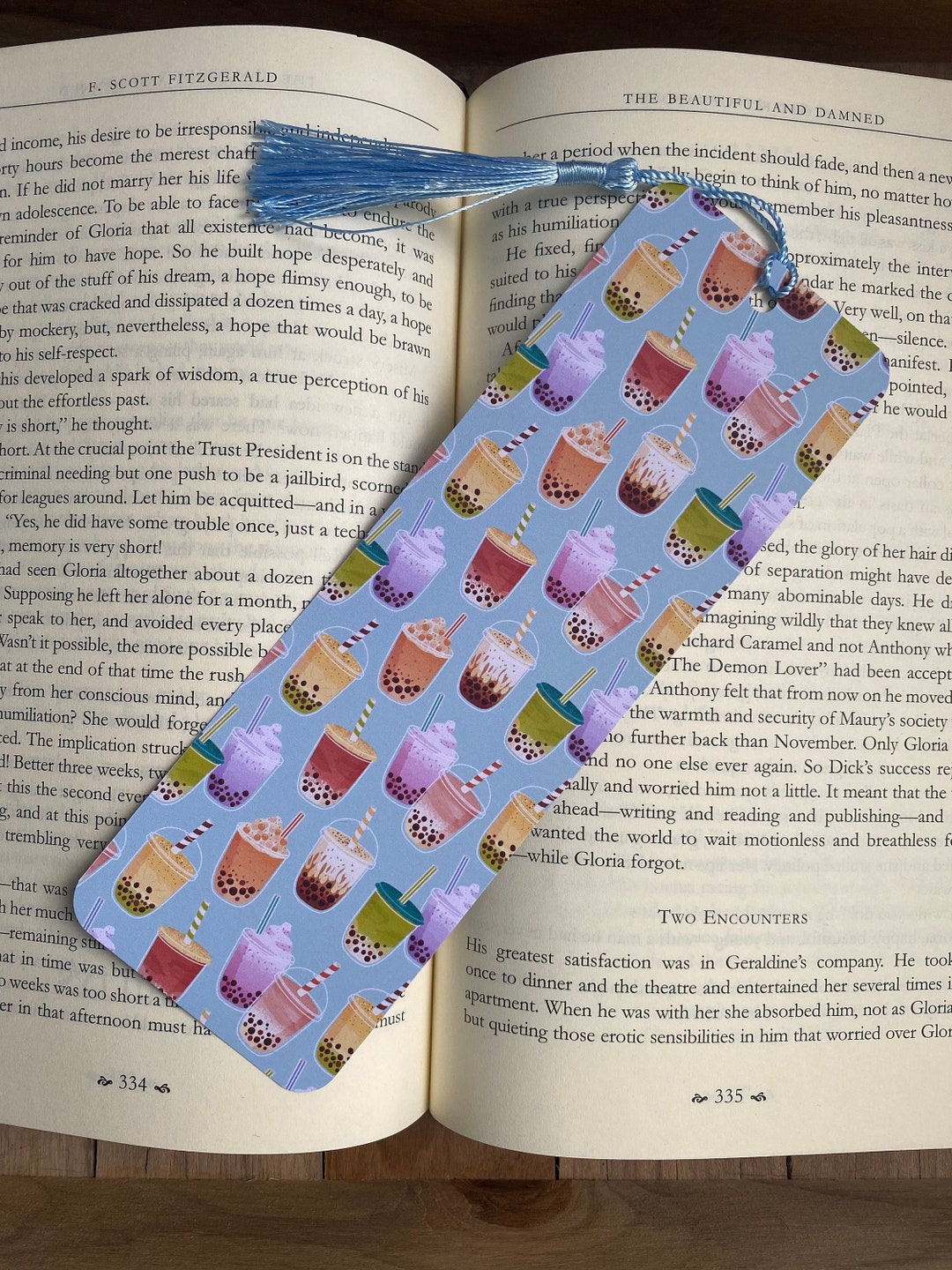 Bookmark Bubble Tea - Handmade - for Book and Bubble Tea Lovers - Etsy UK