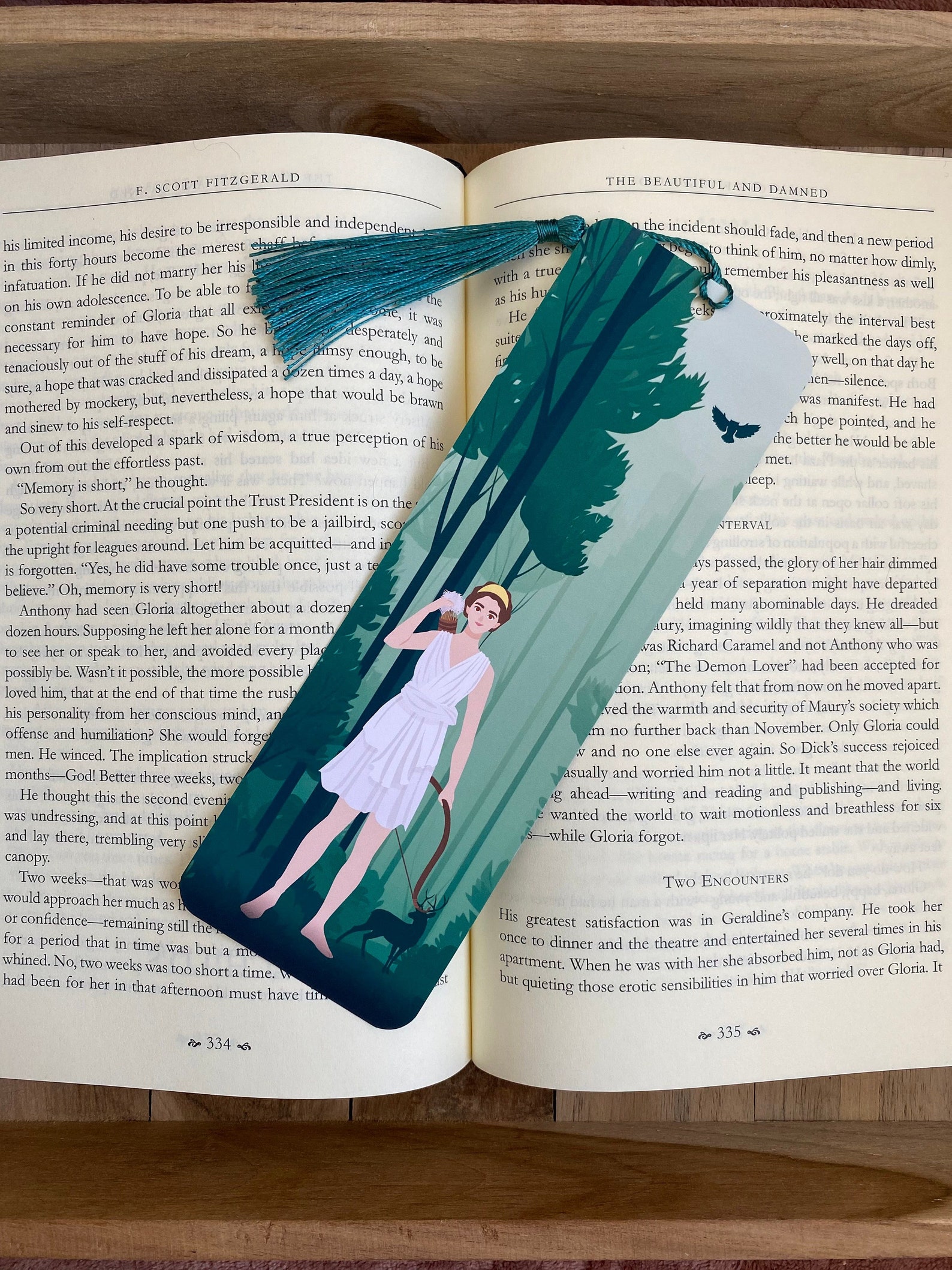 Bookmark Artemis, Greek Goddess of the Hunt and Wilderness - Handmade ...