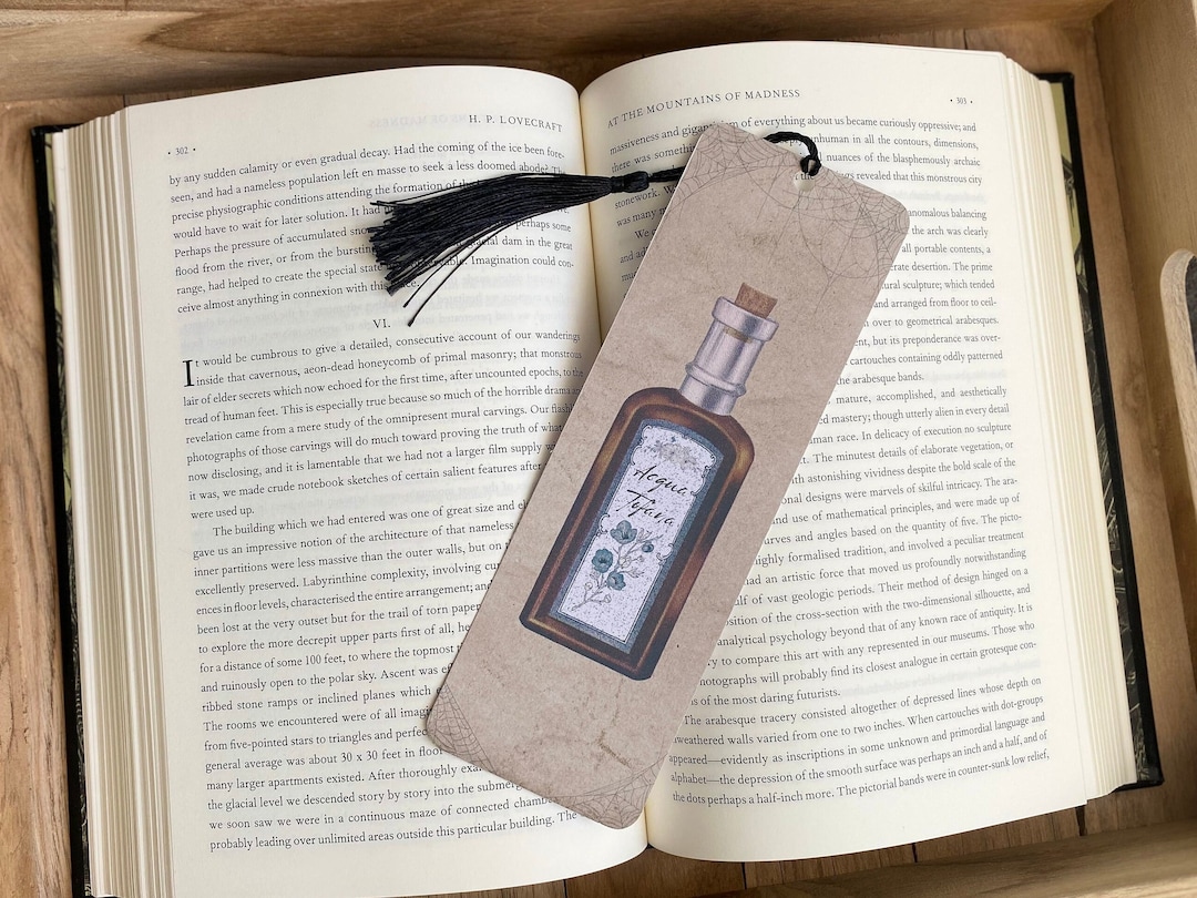 Bookmark Acqua Tofana Horror Poison Dark History for - Etsy