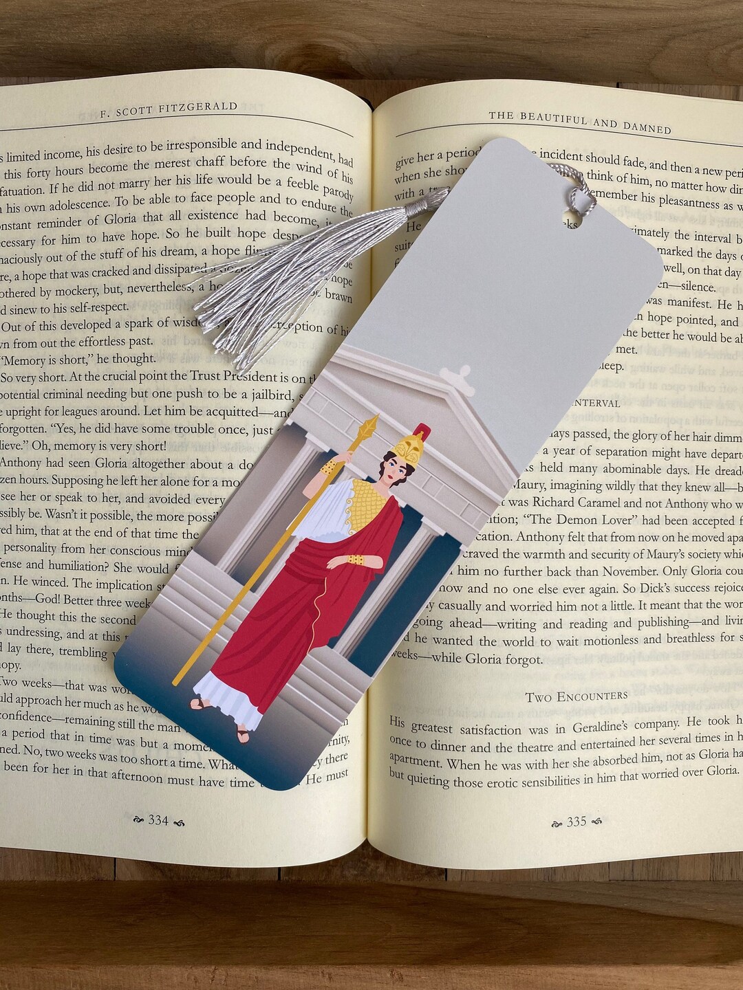 Bookmark Athena, Greek Goddess of Wisdom & Warfare - Handmade - for ...