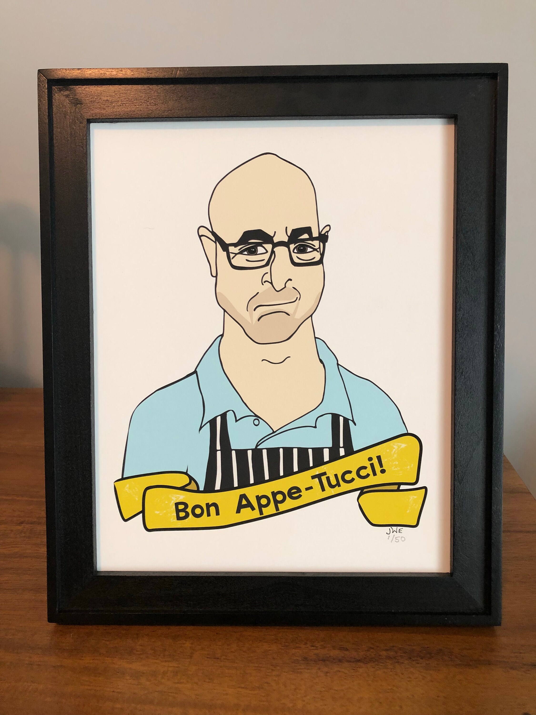 Stanley Tucci Print the Tucci Table the Tucci Cookbook Art - Etsy