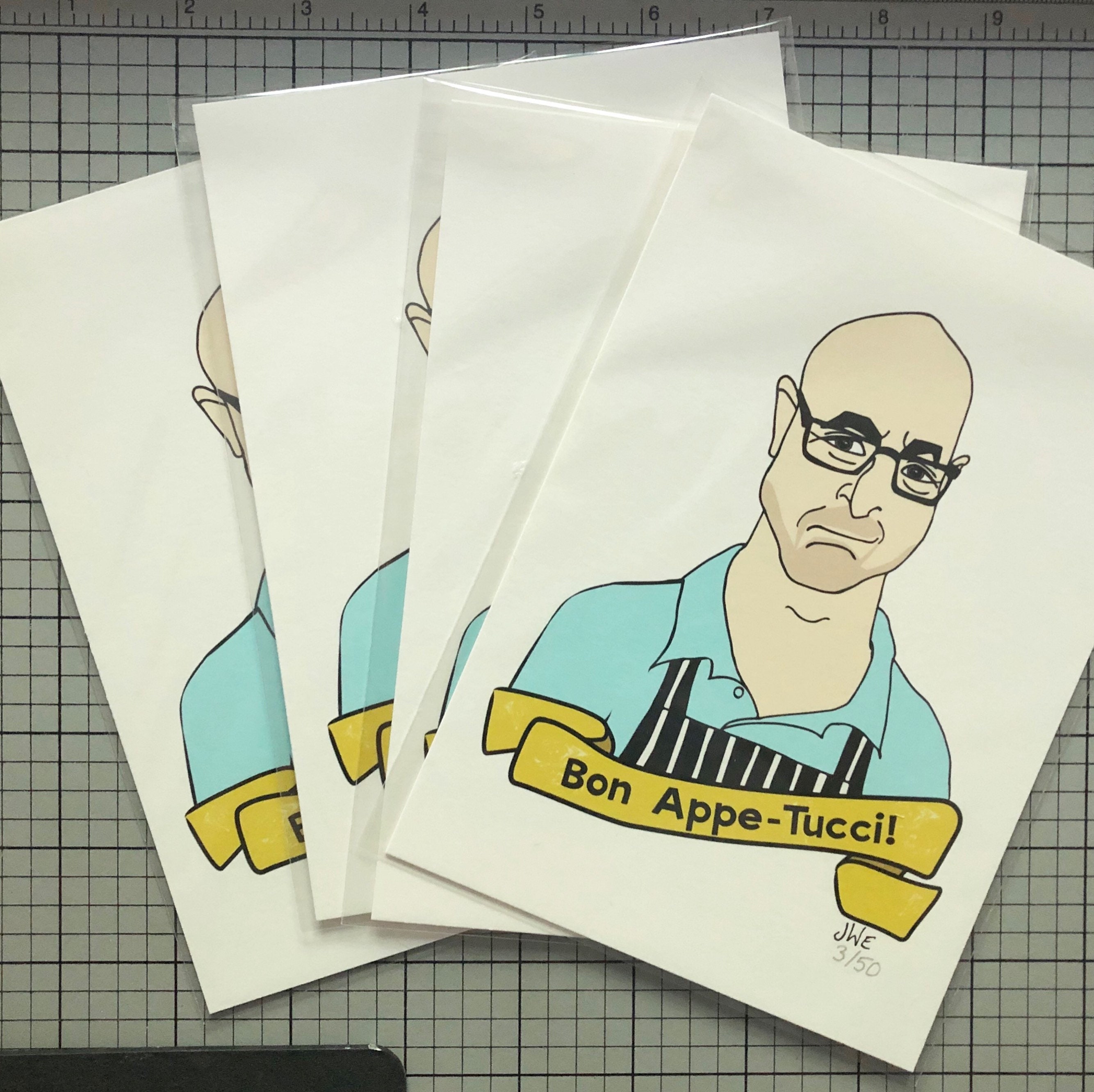 Stanley Tucci Print the Tucci Table the Tucci Cookbook Art - Etsy