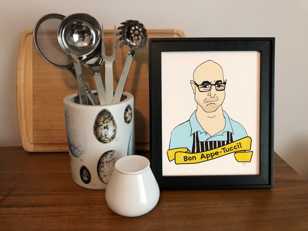 Stanley Tucci Print, the Tucci Table, the Tucci Cookbook, Art Print ...