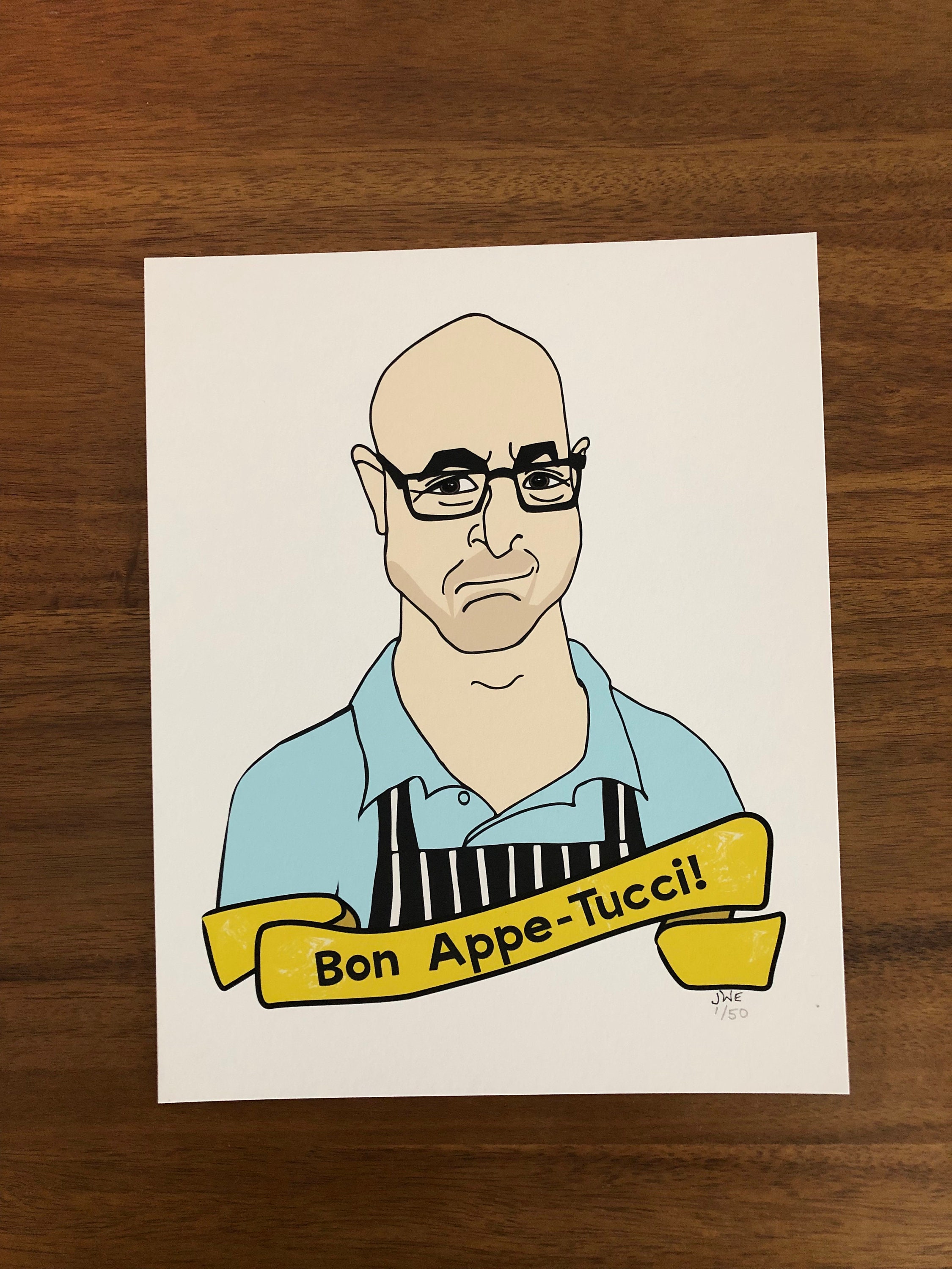 Stanley Tucci Print the Tucci Table the Tucci Cookbook Art - Etsy