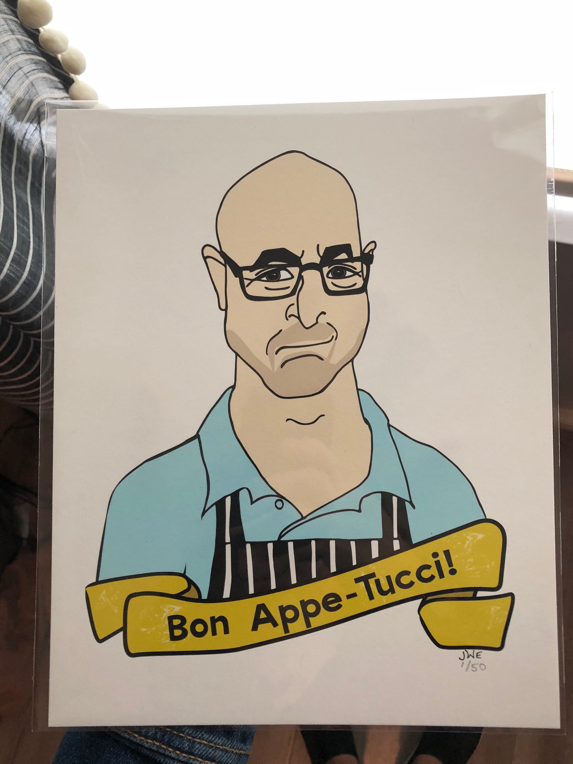 Stanley Tucci Print the Tucci Table the Tucci Cookbook Art - Etsy