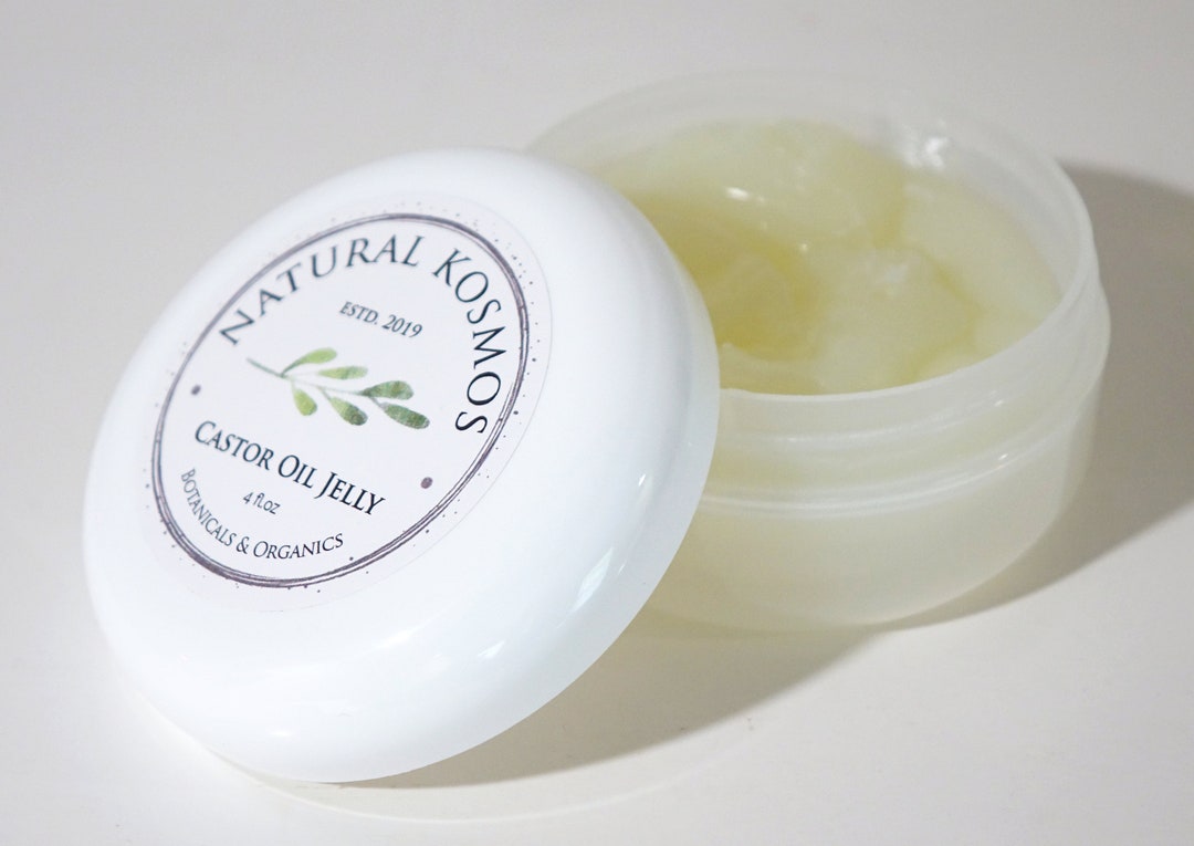 Natural Castor Oil Jelly - 4 Oz Container - Hair and Skin - Etsy