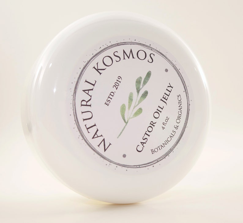 Natural Castor Oil Jelly - 4 Oz Container - Hair and Skin - Etsy