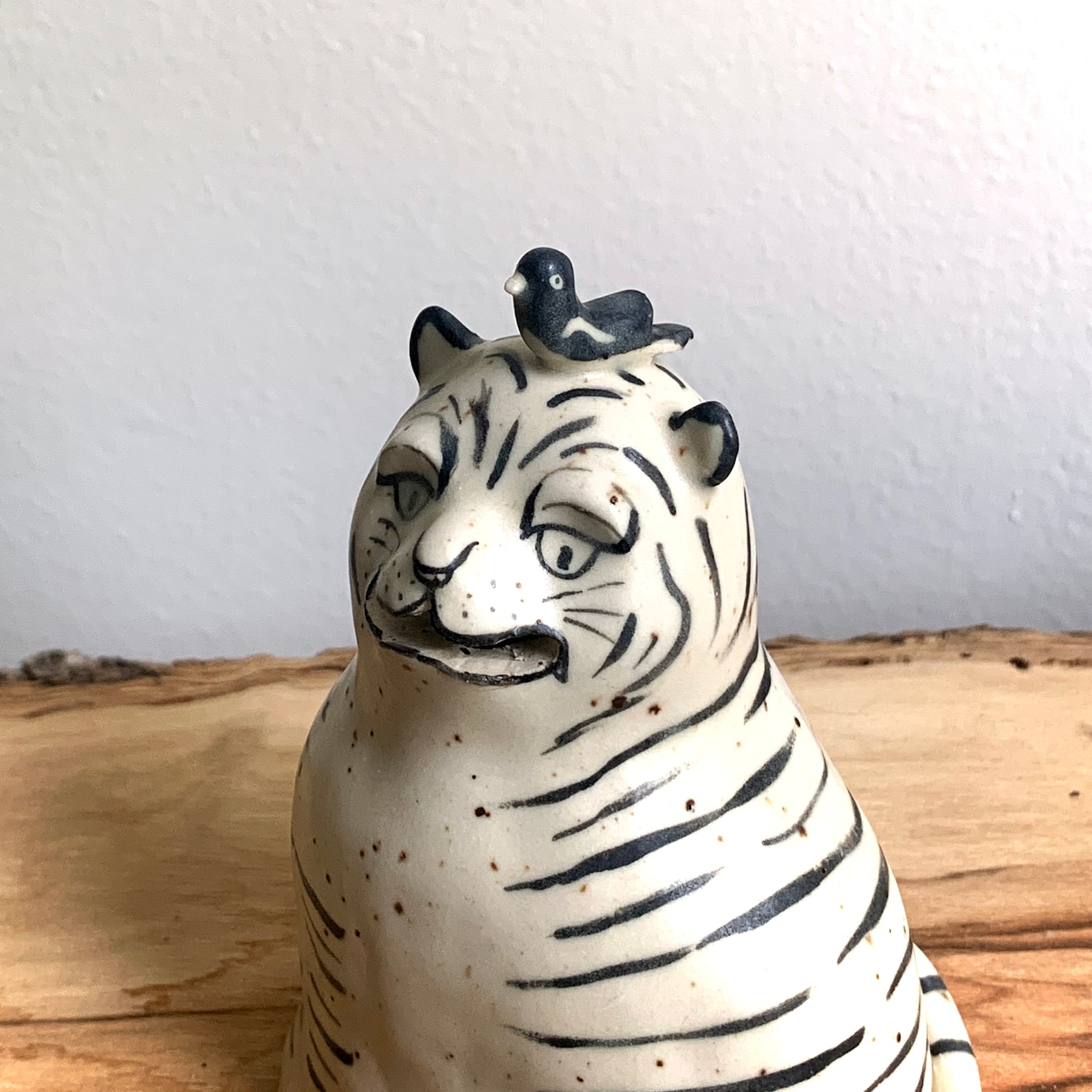 Incense Burner Smoking Tiger and a Magpie | Etsy