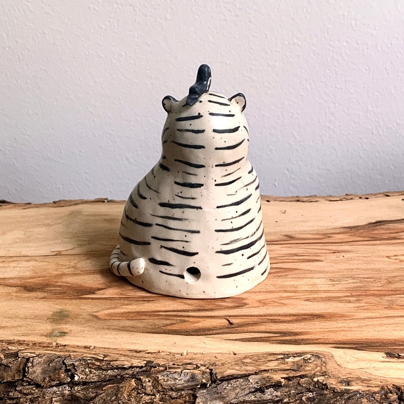 Incense Burner Smoking Tiger and a Magpie | Etsy