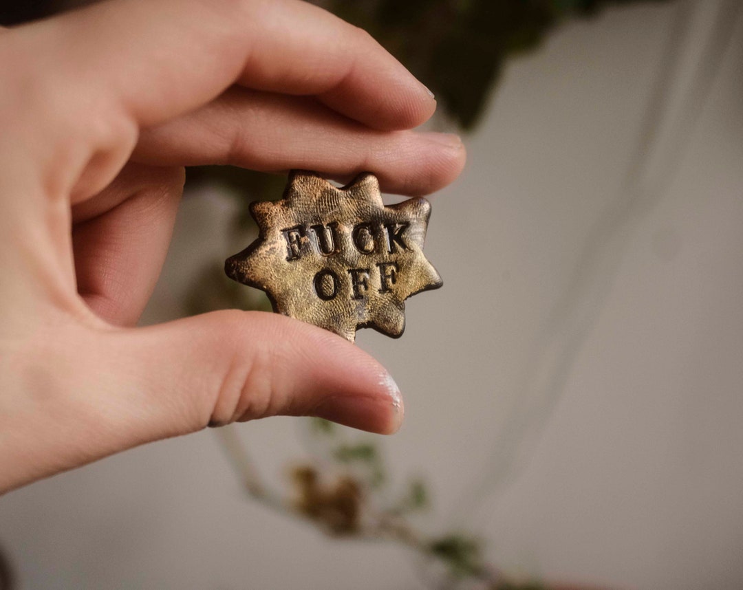 F off Pin - Etsy