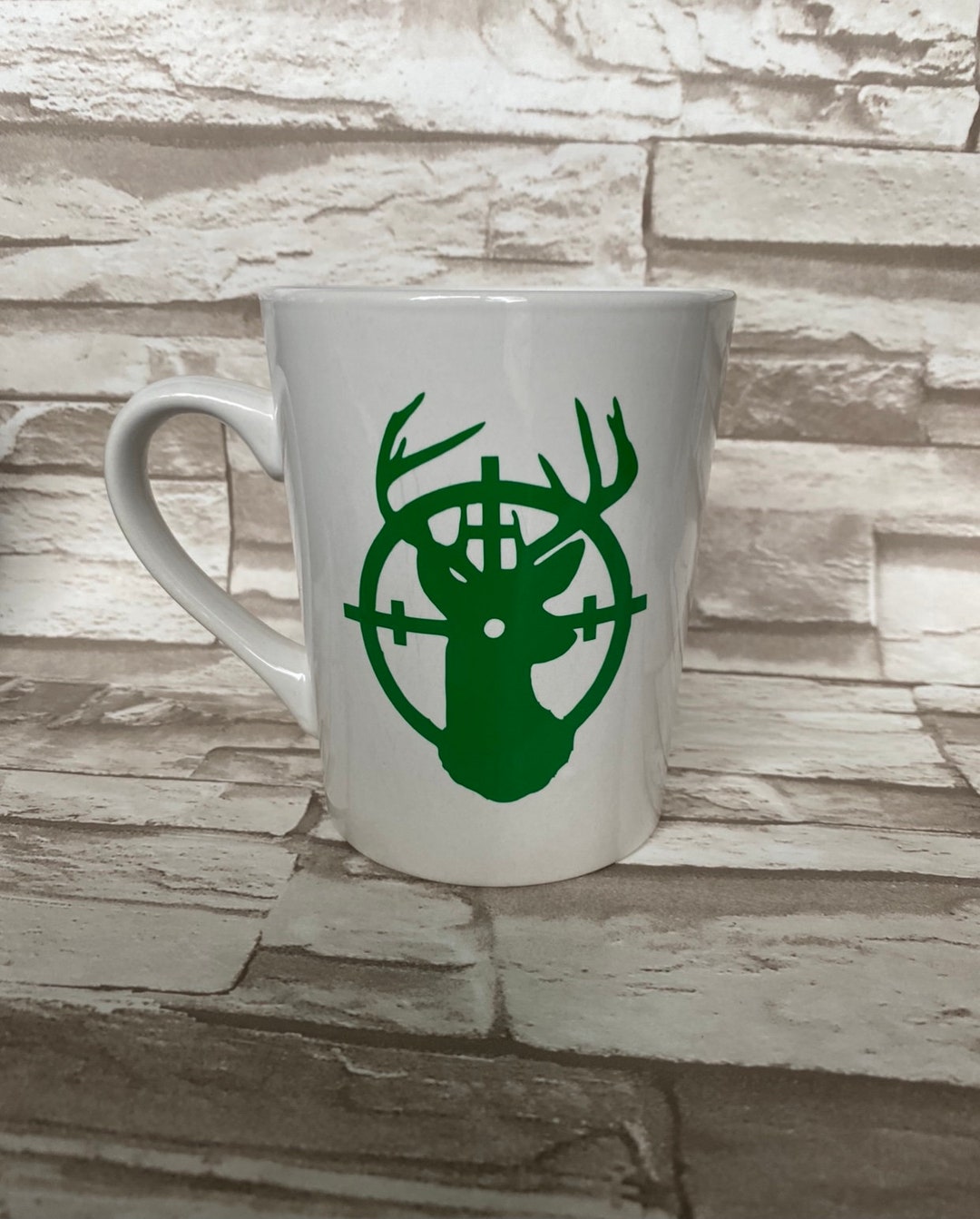 Deer Head Hunting Rifle Coffee Mug - Etsy