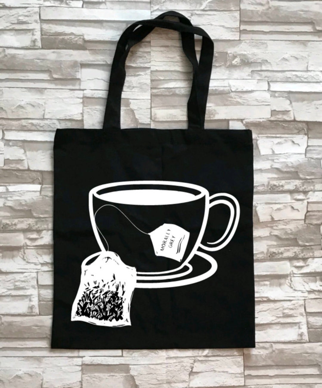 Morally Grey Tea Bag and Mug - Tote Bag - Custom Colors Available - Etsy