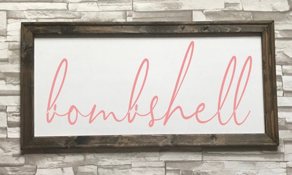 Bombshell Empowerment Home Decor Wall Decor - Etsy