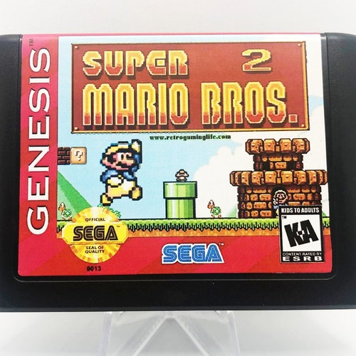 Super Mario Bros Sega Genesis Homebrew Game - Etsy Super Mario Bros Sega Genesis Homebrew Game - Etsy