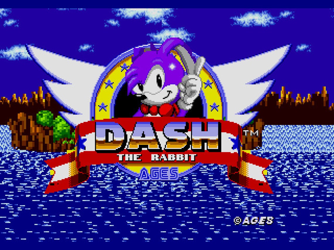 Dash the Rabbit in Sonic the Hedgehog Sega Genesis Repro Game - Etsy