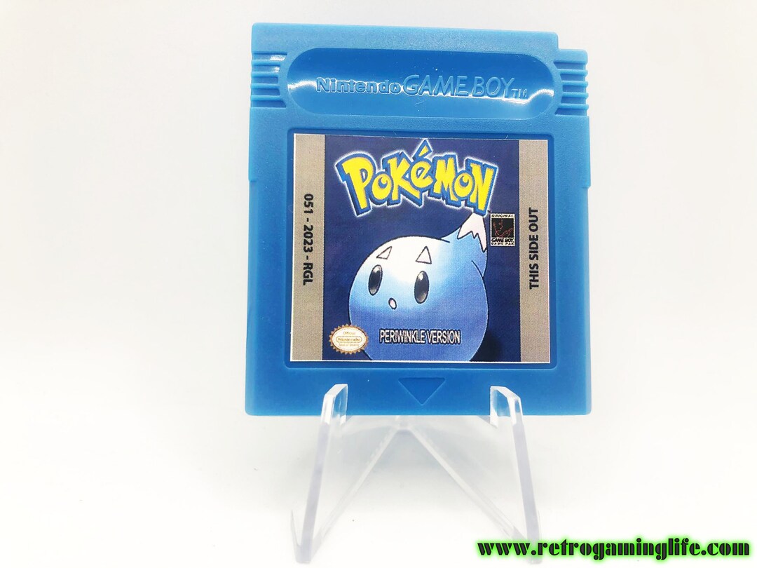Pokemon Periwinkle Edition Repro Gameboy Game Cart - Etsy