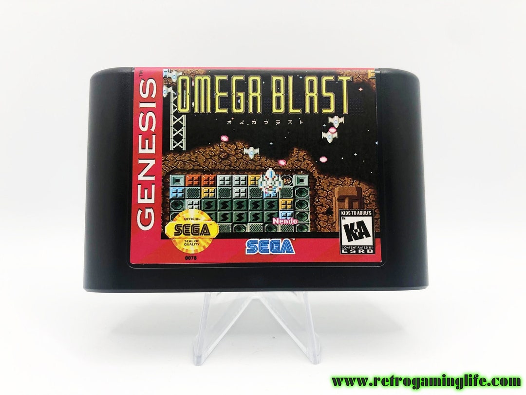 Omega Blast Sega Genesis Shoot 'em up Game - Etsy