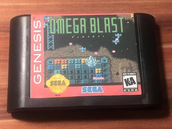 Omega Blast Sega Genesis Shoot 'Em Up Game | Etsy