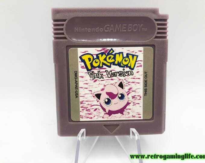 Pokemon Pink Version Gameboy Game - Etsy