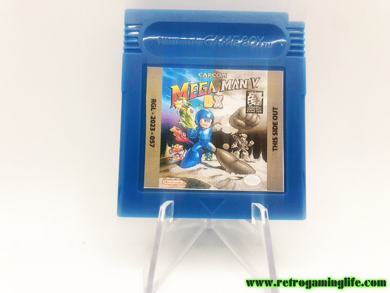Mega Man V DX Repro Gameboy Game Cart - Etsy