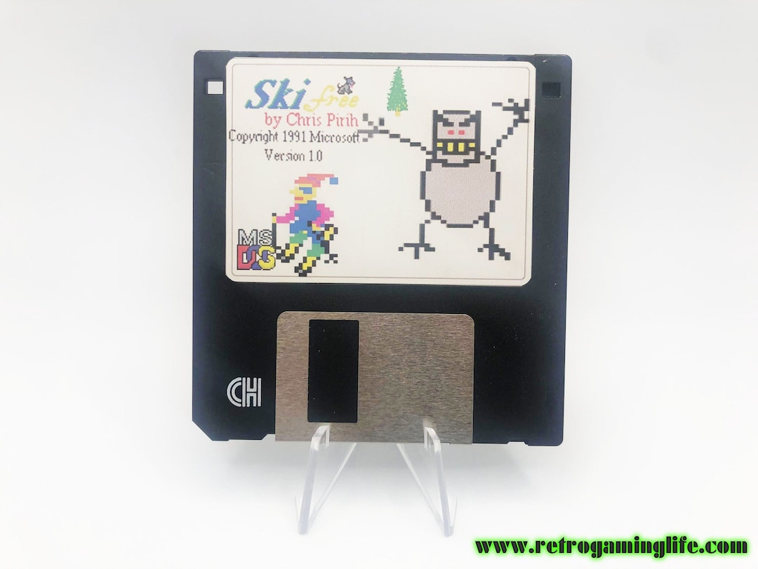 Ski Free DOS Windows 3.11 Game Classic Floppy Disk - Etsy