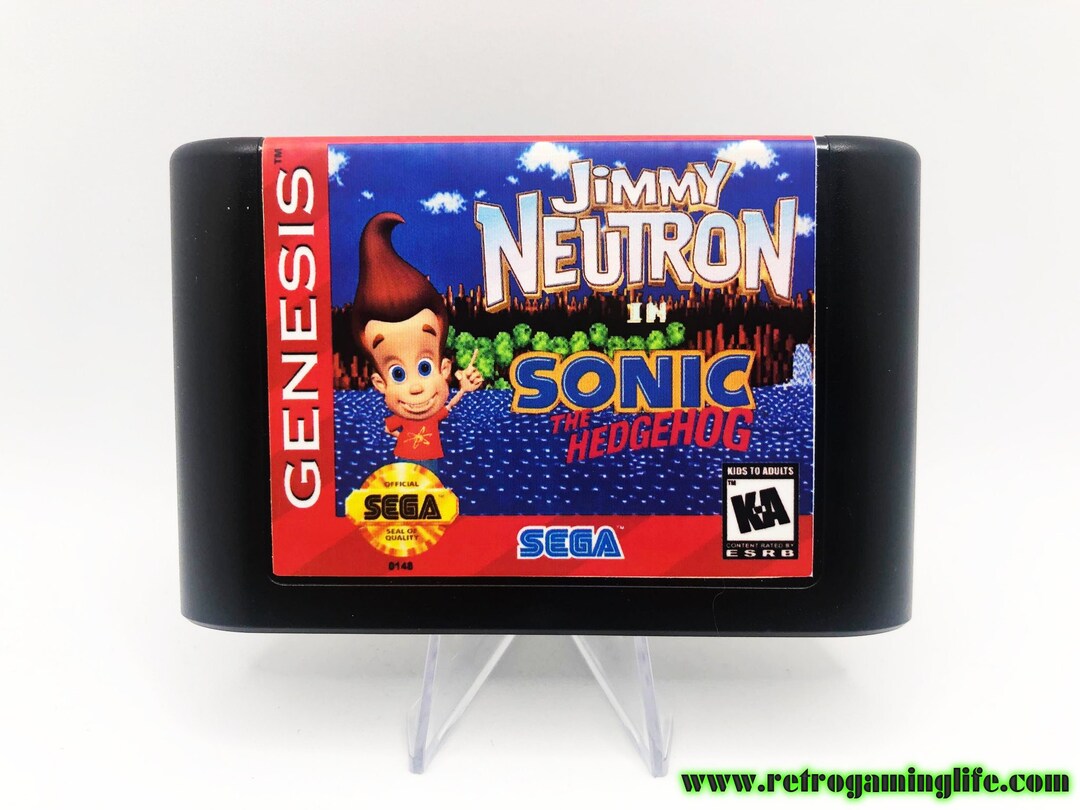 Buy Jimmy Neutron in Sonic the Hedgehog Sega Genesis Game Cart Repro ...
