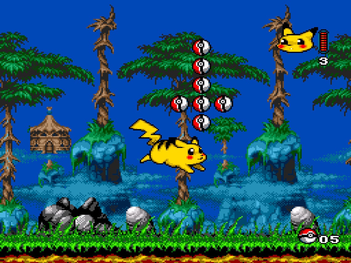 Pokemon 2 Pikachu Adventure Sega Genesis Game | Etsy
