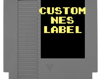 NES Super Mario Bros 3 Replacement Game Cartridge Label Decal Glossy ...