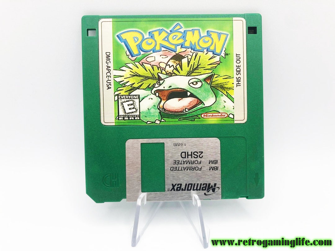 Pokemon Green Floppy Disk Gimmick - Etsy
